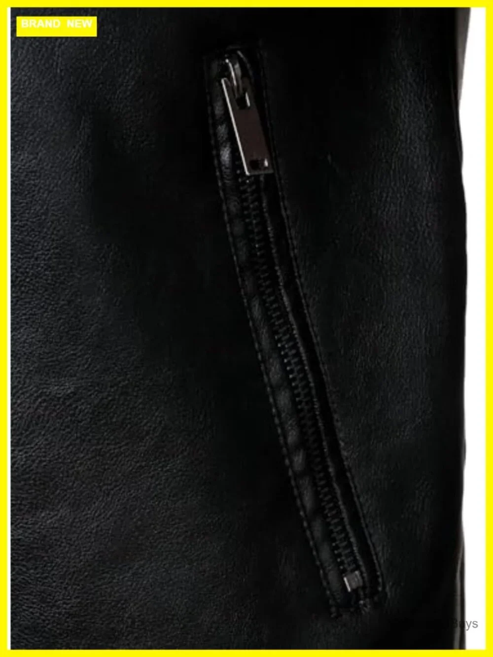 Jackets & Coats | Mens Faux Leather Motorcycle Jacket Standup Collar ...